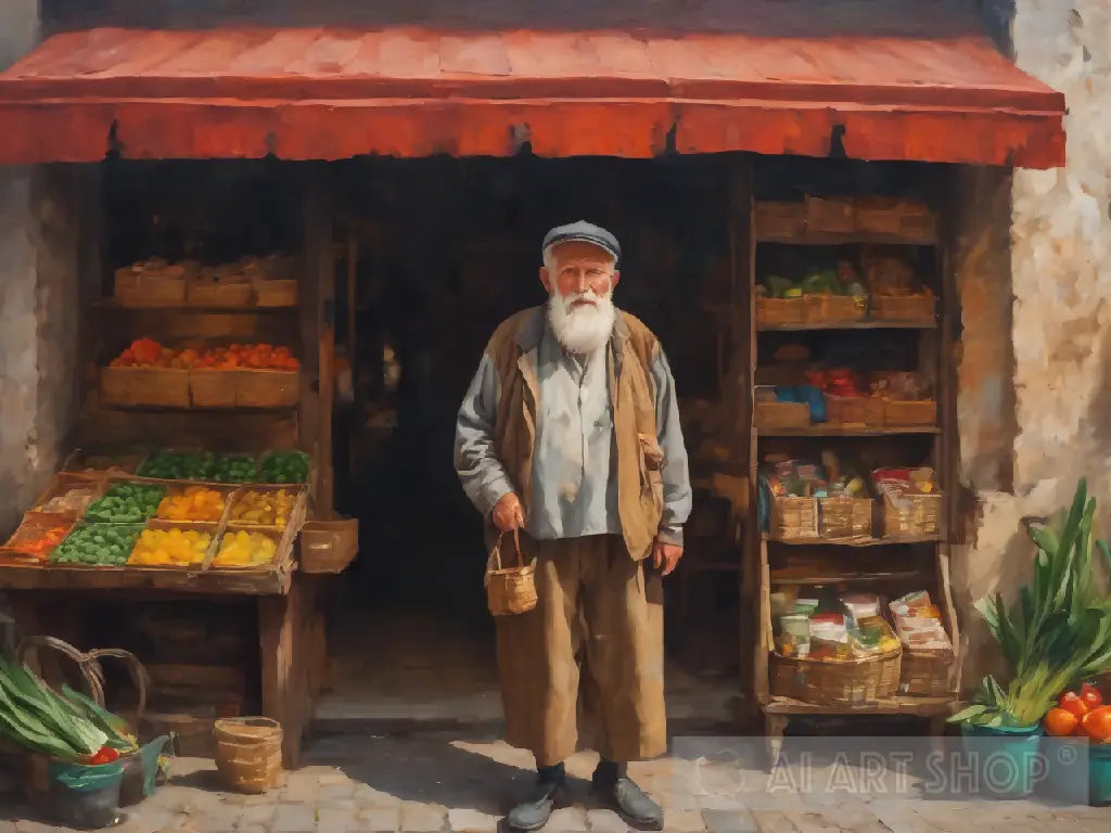 A food shopkeeper