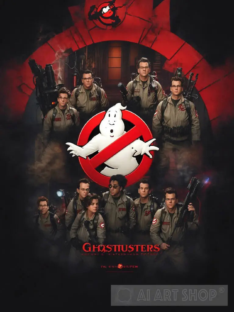 A fun and nostalgic featuring the iconic Ghostbusters