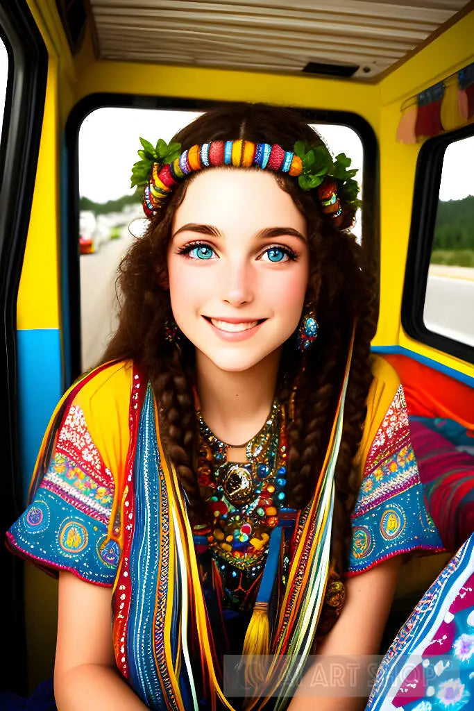 A Happy Van Girl