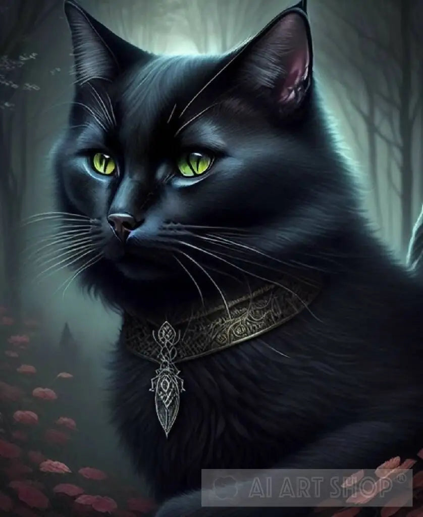 Majestic Gothic Cat