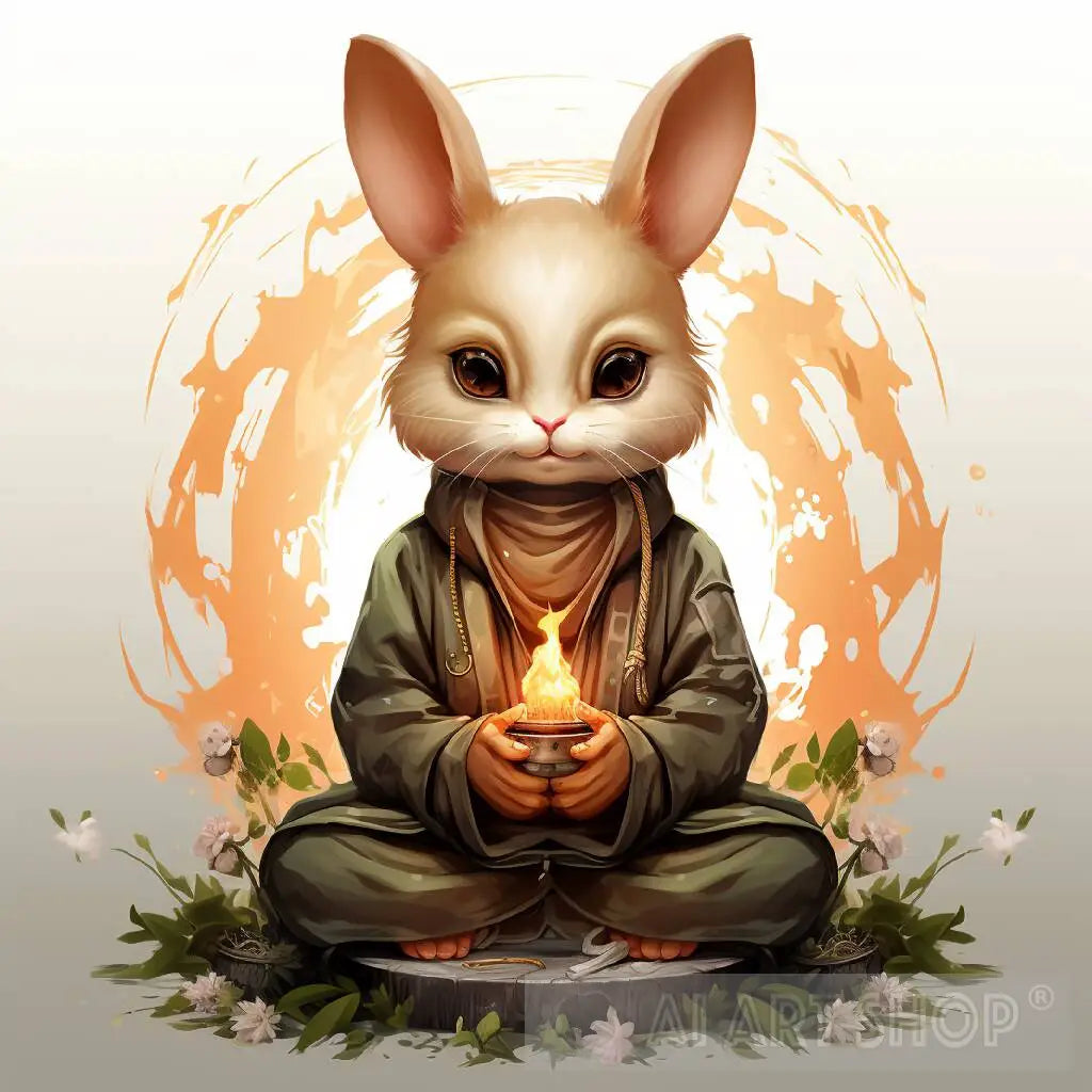 bunny, rabbit, yoga, meditation, funny, cute, animal, cartoon, cool...
