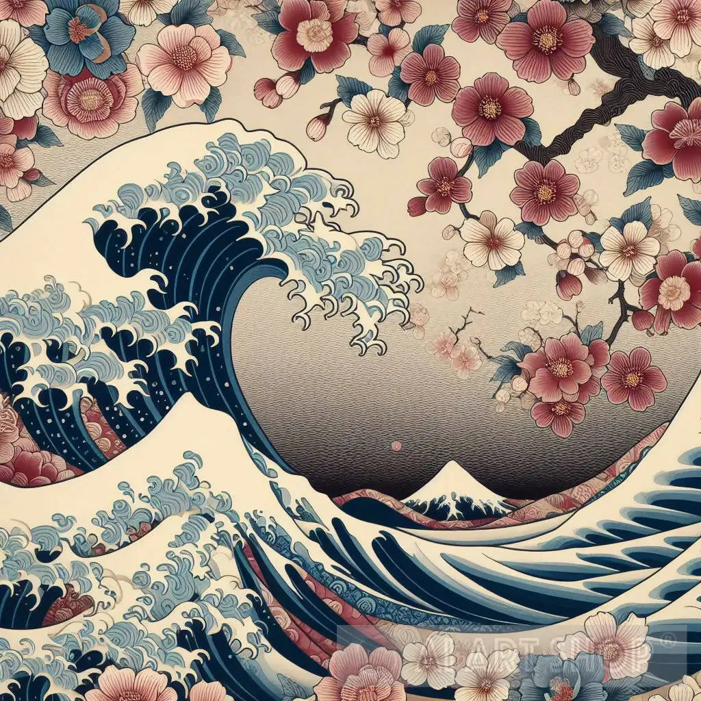 Japanese pattern, waves, Ilford film stock