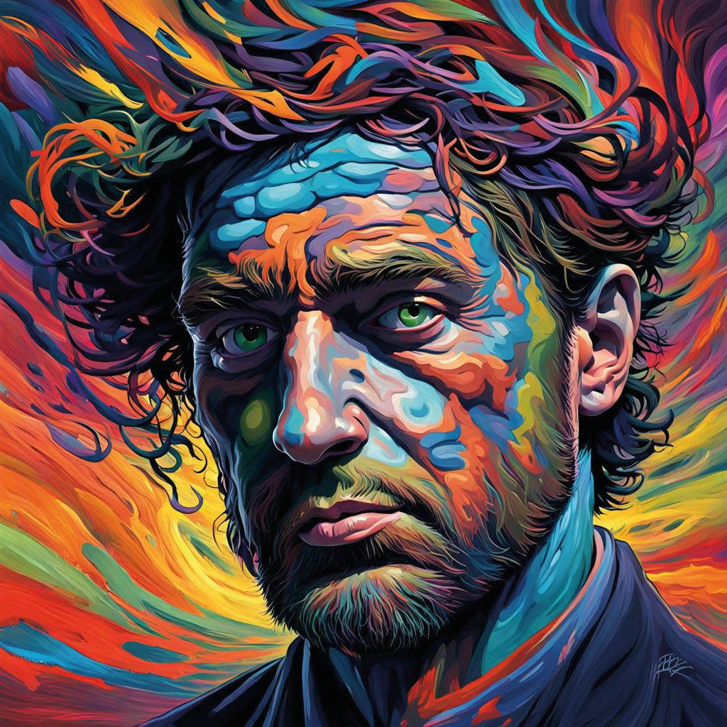 Chaotic Thoughts: Abstract Expressionist Masterpiece