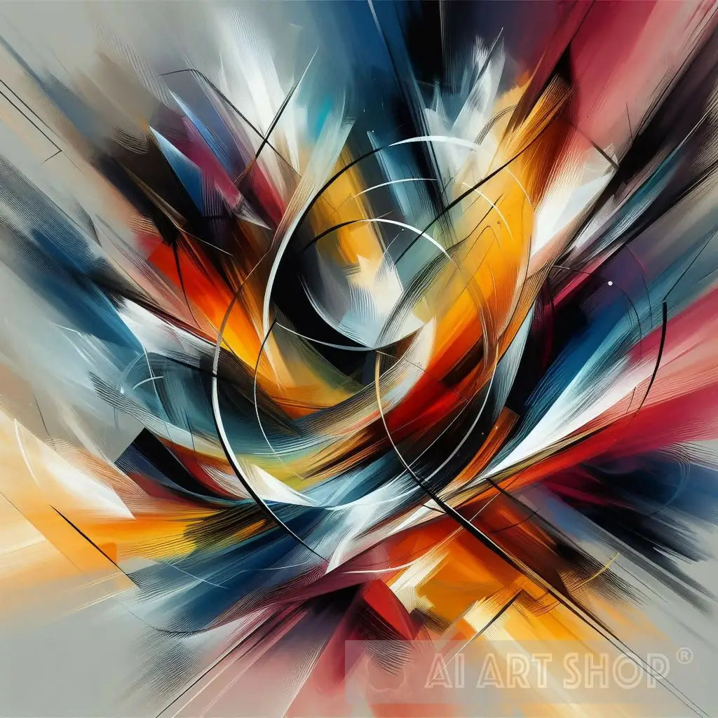 Abstract AI Art Series - Unique, AI-Generated Abstract Masterpieces