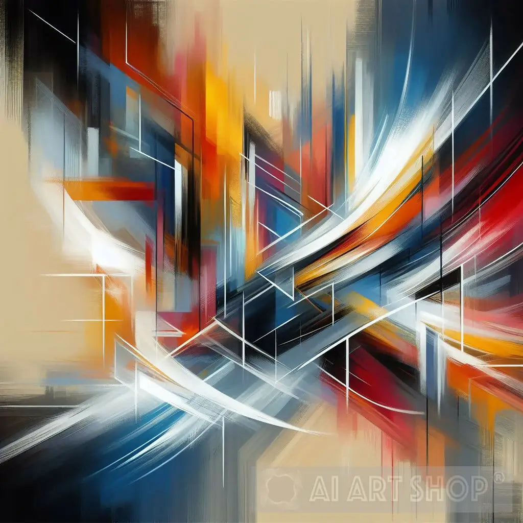 Abstract AI Art Series - Unique, AI-Generated Abstract Masterpieces