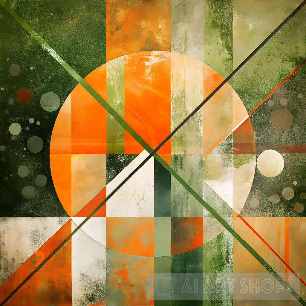 Abstract Asymmetric Circular Art