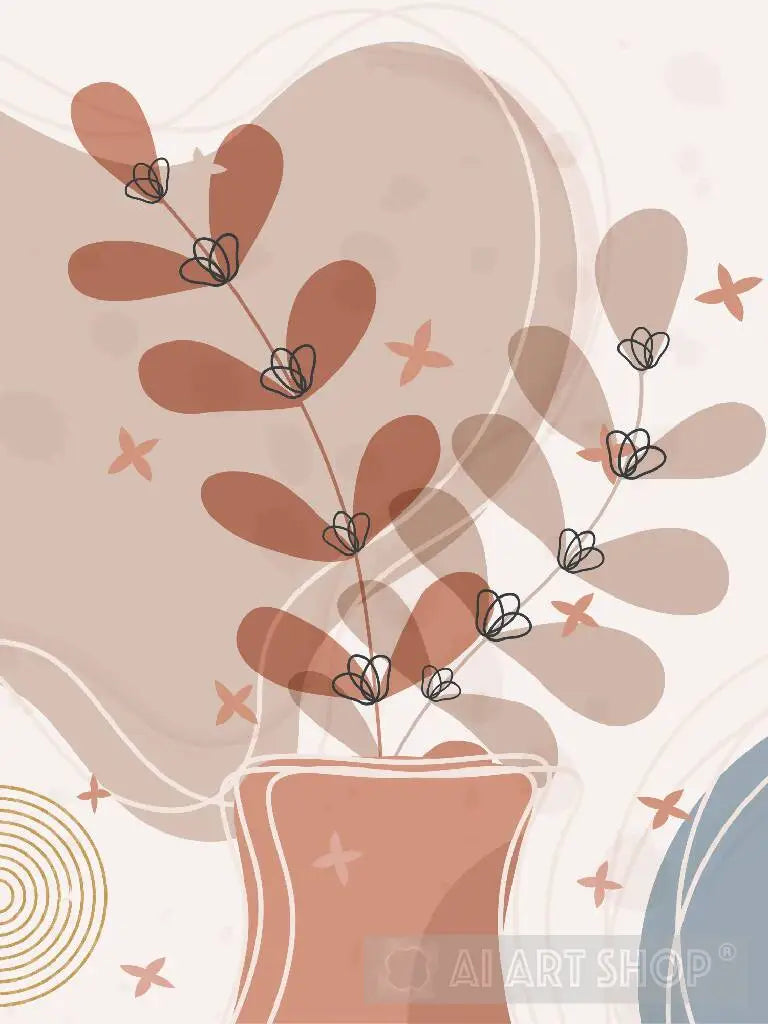 Abstract Boho Art Painting, Abstract Boho Art, Eclectic Painting, F...