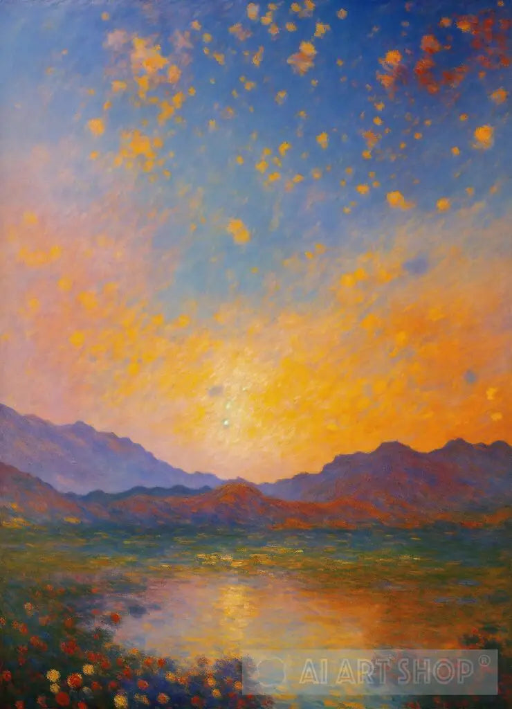 Abstract Claude Monet painting Centaurus