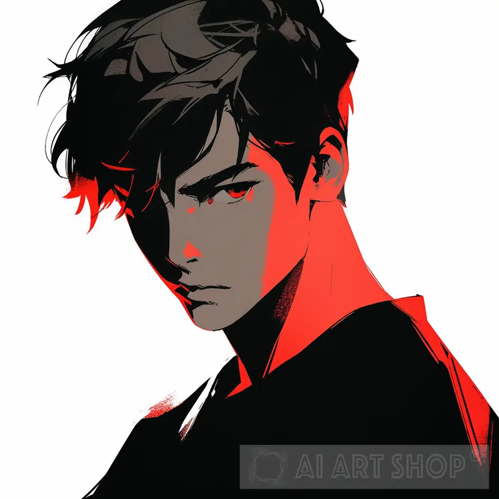 Abstract Memphis Boy Portrait