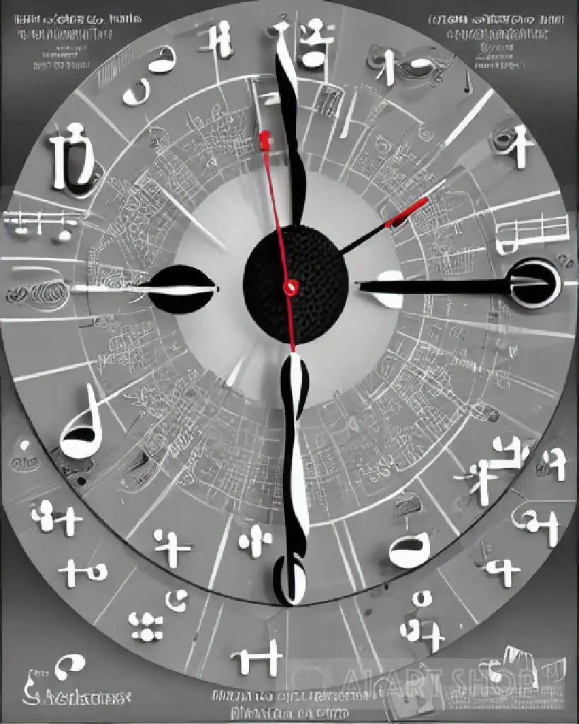 AI Clock art