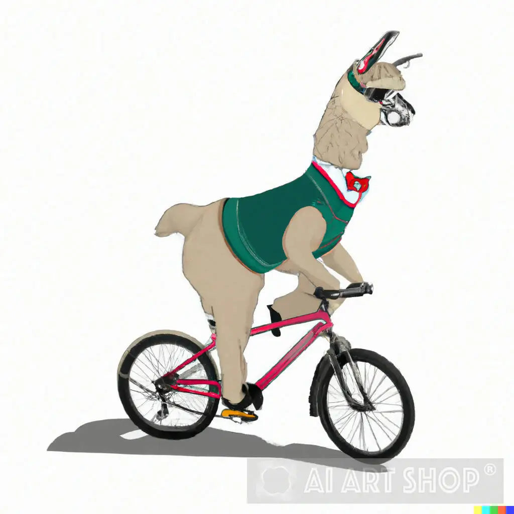 ai4eye Beauty of Lama Biker