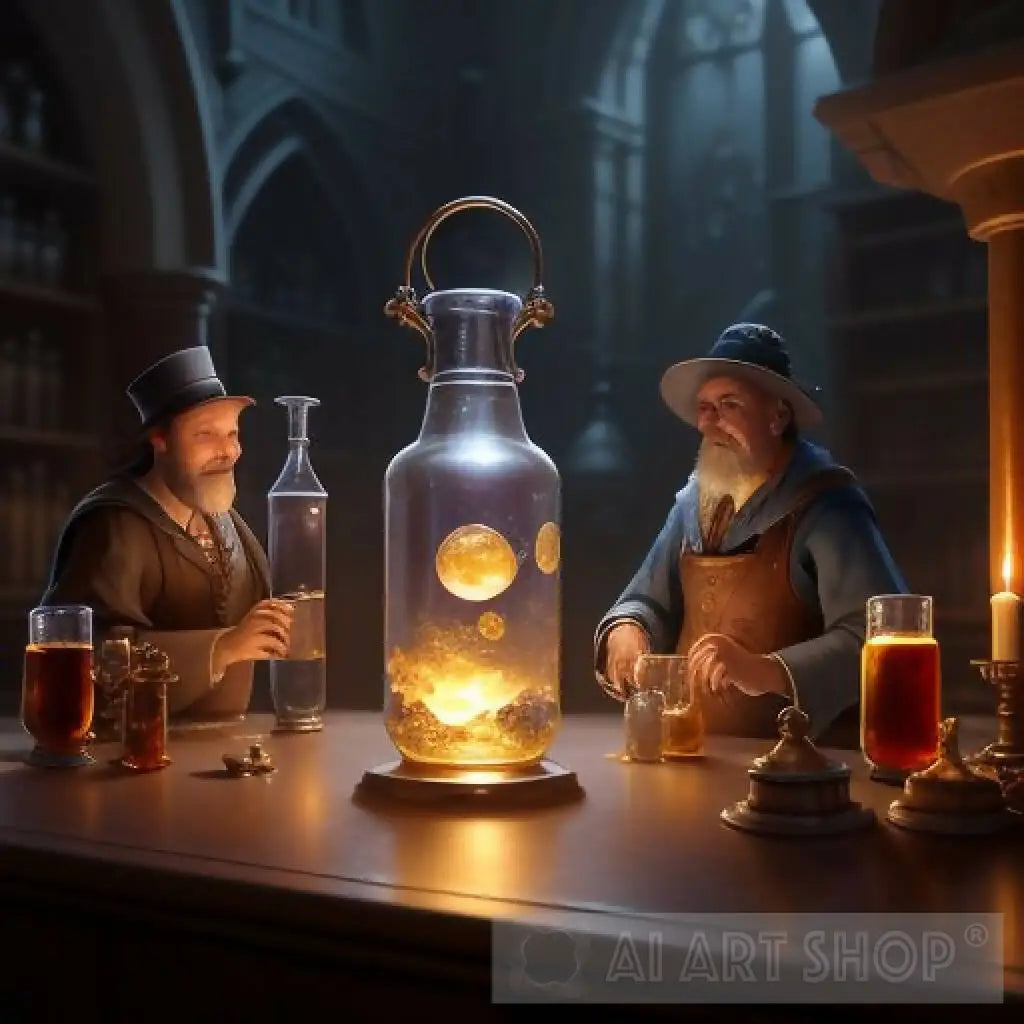 Mystical Alchemy Enchanted Brewing Transcendent Elixir Magical Labo...