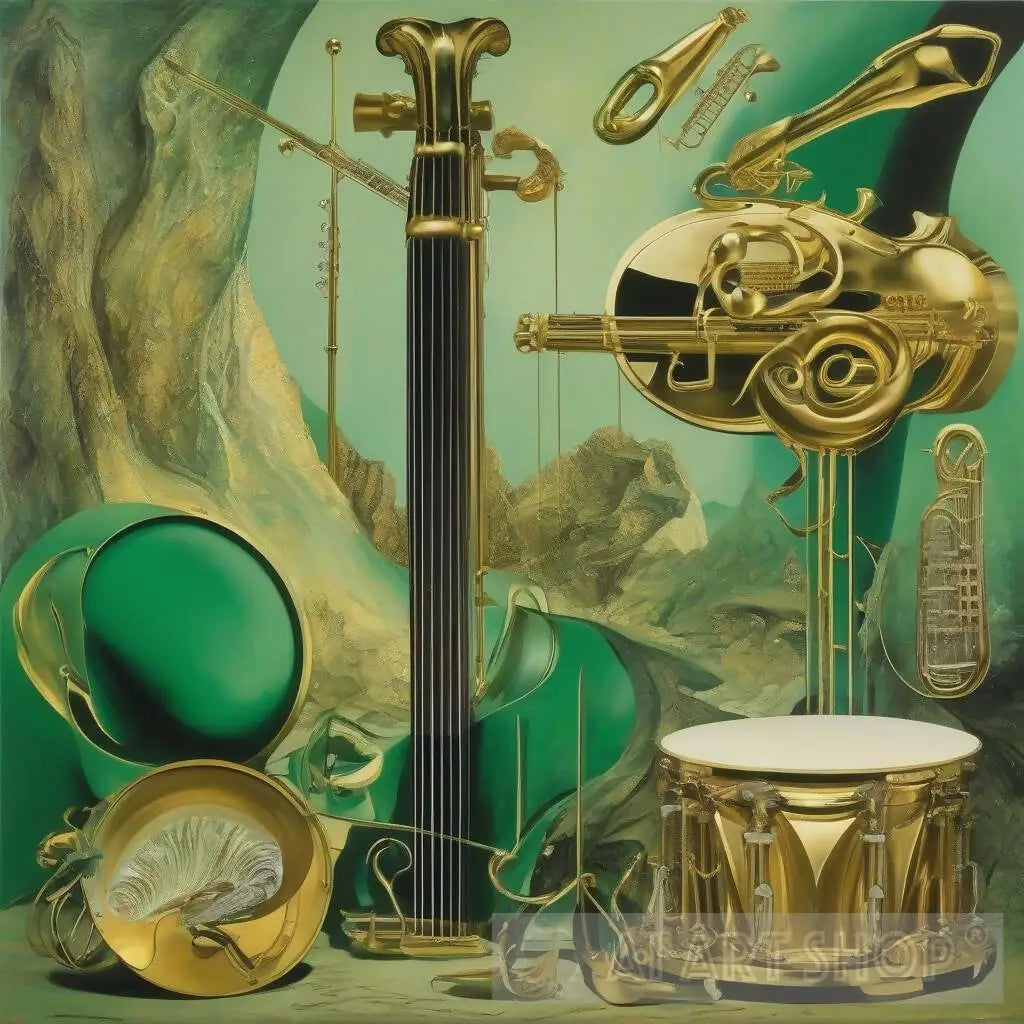 Instruments music sound surrealism