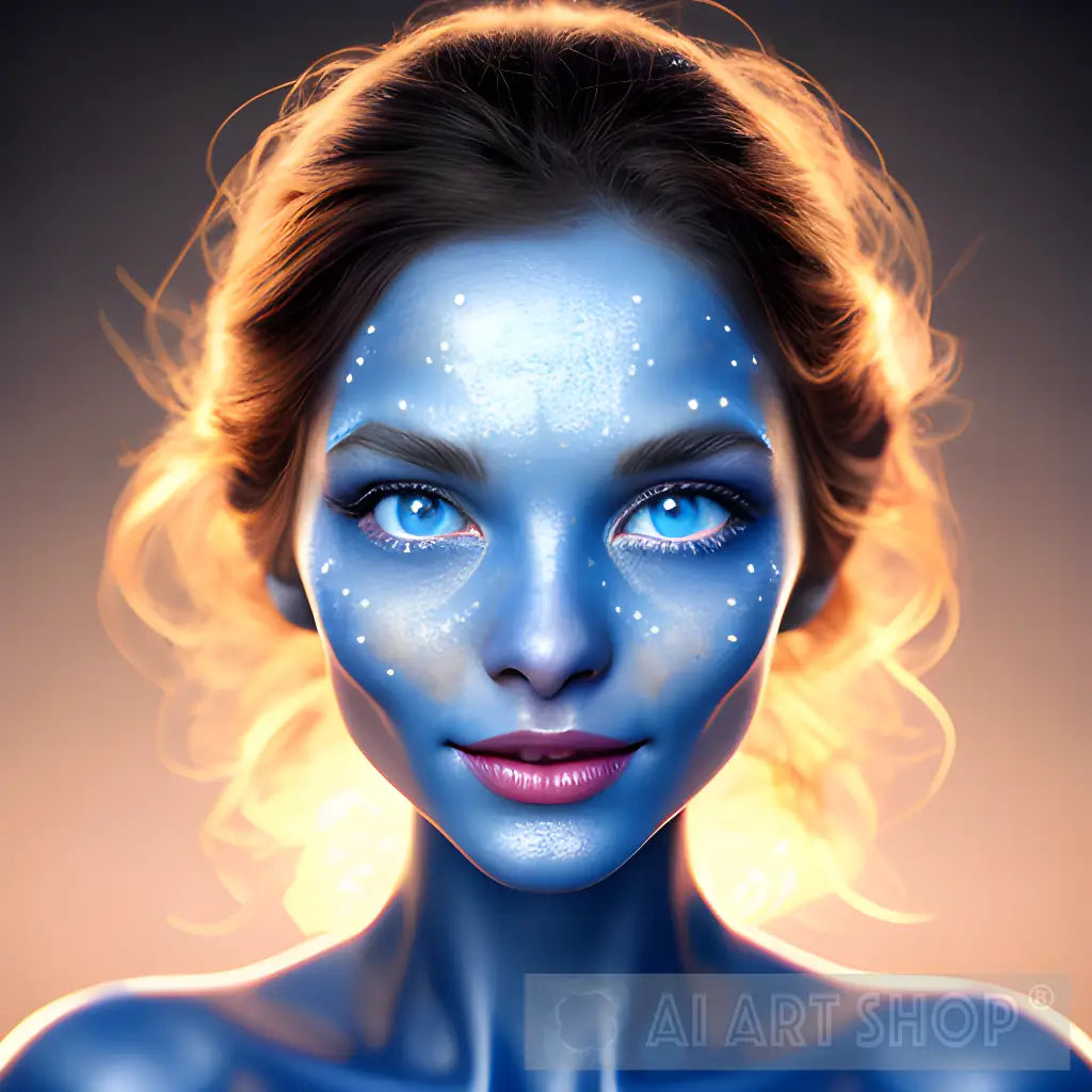 Enigmatic Elegance: The Alien Woman - AI Artwork