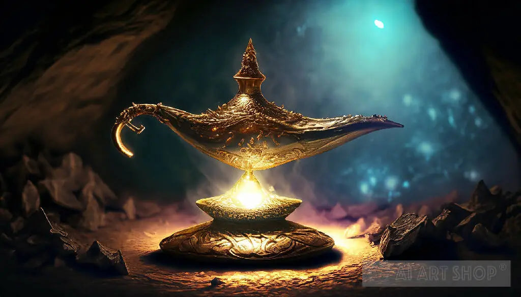 Aladdin Lamp Wallpaper