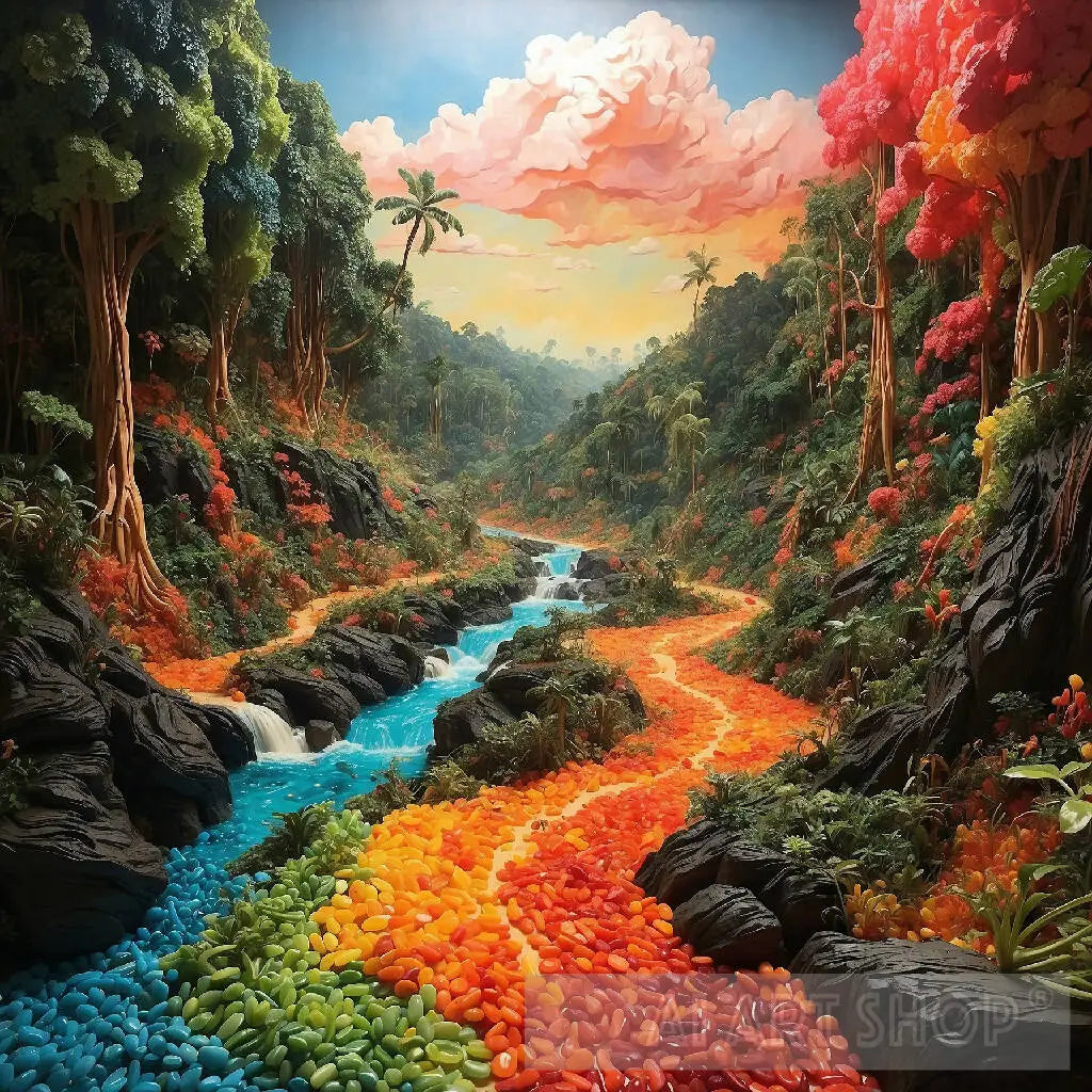 Amazonia Sweetscape: Gummy Bean Wilderness