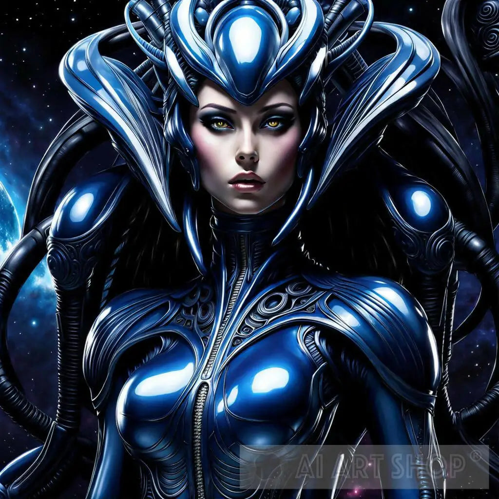 Female alien portrait