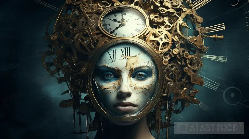 Analog Clock Steampunk Fantasy