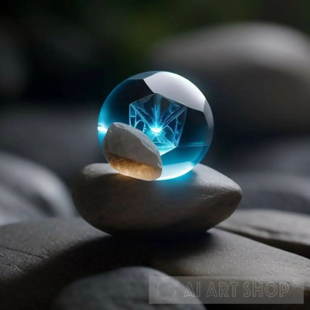 Ancient rock spirit Crystal orb Ancient Rock Spirit