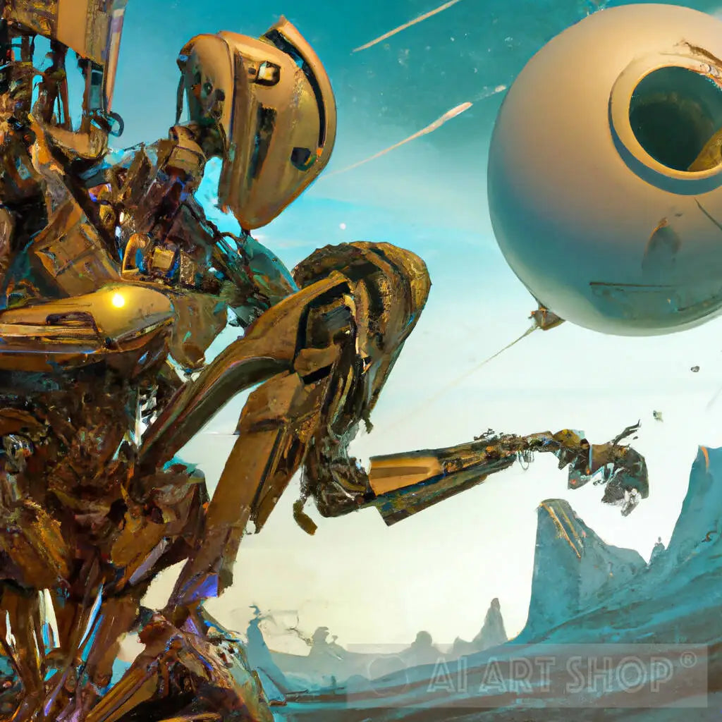 And So It Begins: The Rise of the Robot Overlord. Comic book style ...