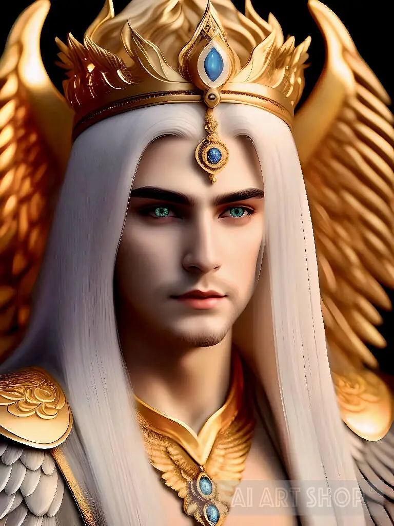 Angel with the Gold Crown