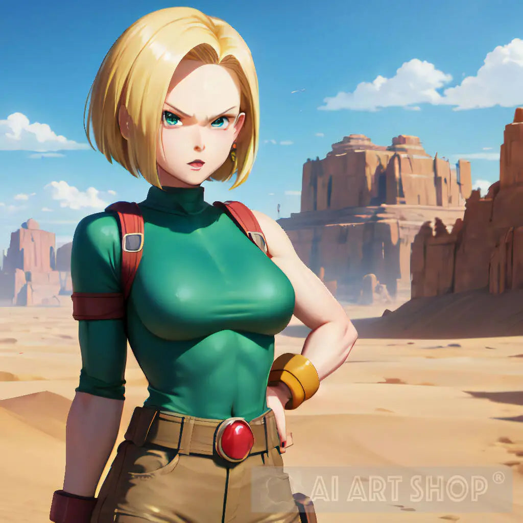Anime, Dragonball, Android 18
