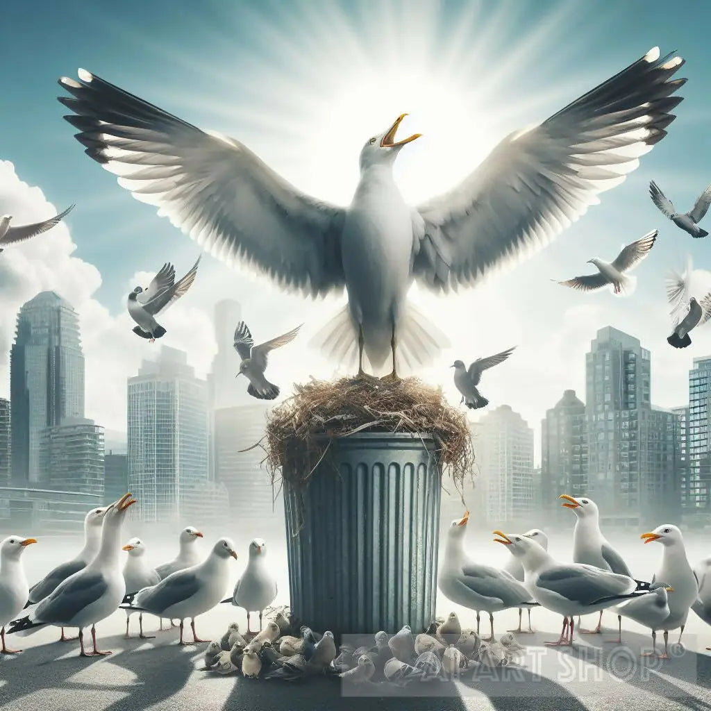 Anointed Seagull King of the Bin
