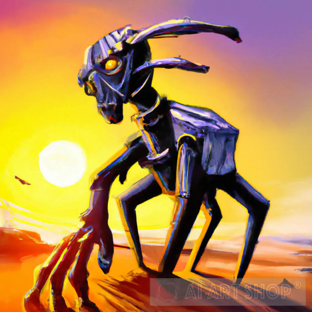 Aranea Digitus: AI generated vintage comic book style sci-fi art pa...