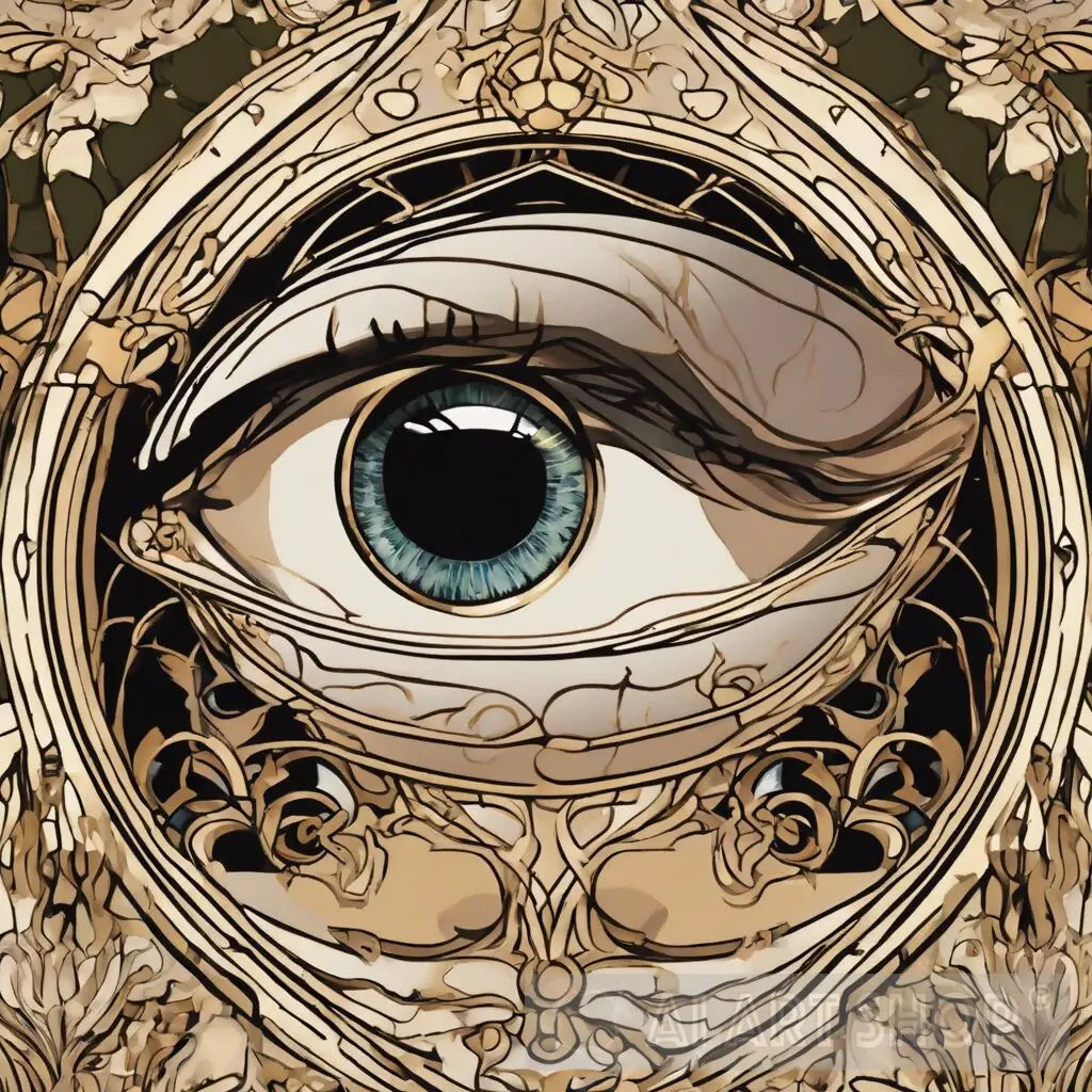 Art nouveau eye
