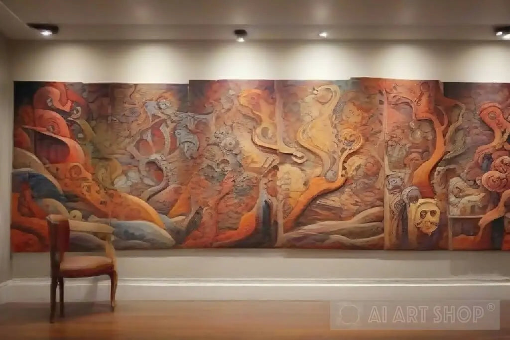 Artistic wall painting What are those paintings on walls called?