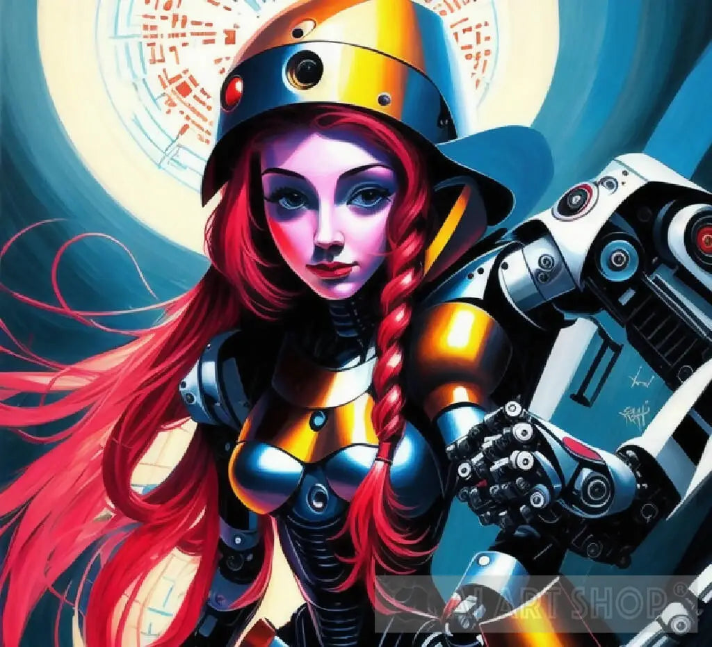 A Hero, A Female Robot, Half Bird Half Snake, Demon, Robot, Robot 2...