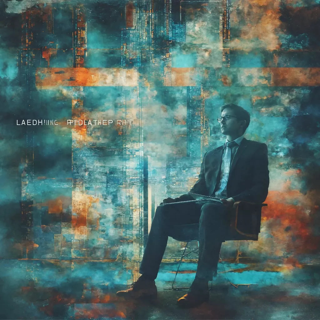 “Urban Solitude: A Captivating Digital Artwork Reflecting Modern Is...