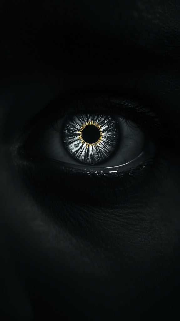 Lucid_Origin_A_dark_cinematic_closeup_of_a_human_eye_glowing_f_1