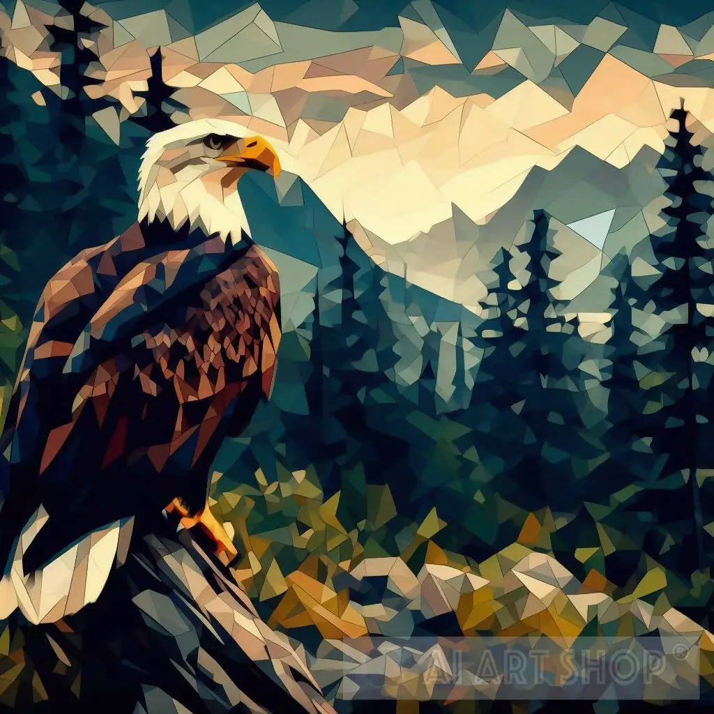 Bald Eagle Pacific Northwest Landscape