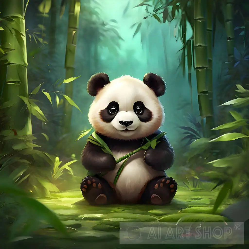 Banda, animal, bear ,bamboo, forest, nature
