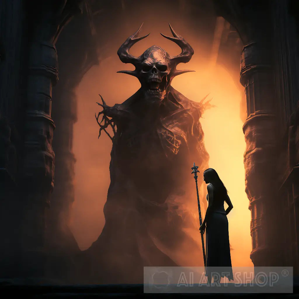 pagancore, witchcore, oil painting, weirdcore