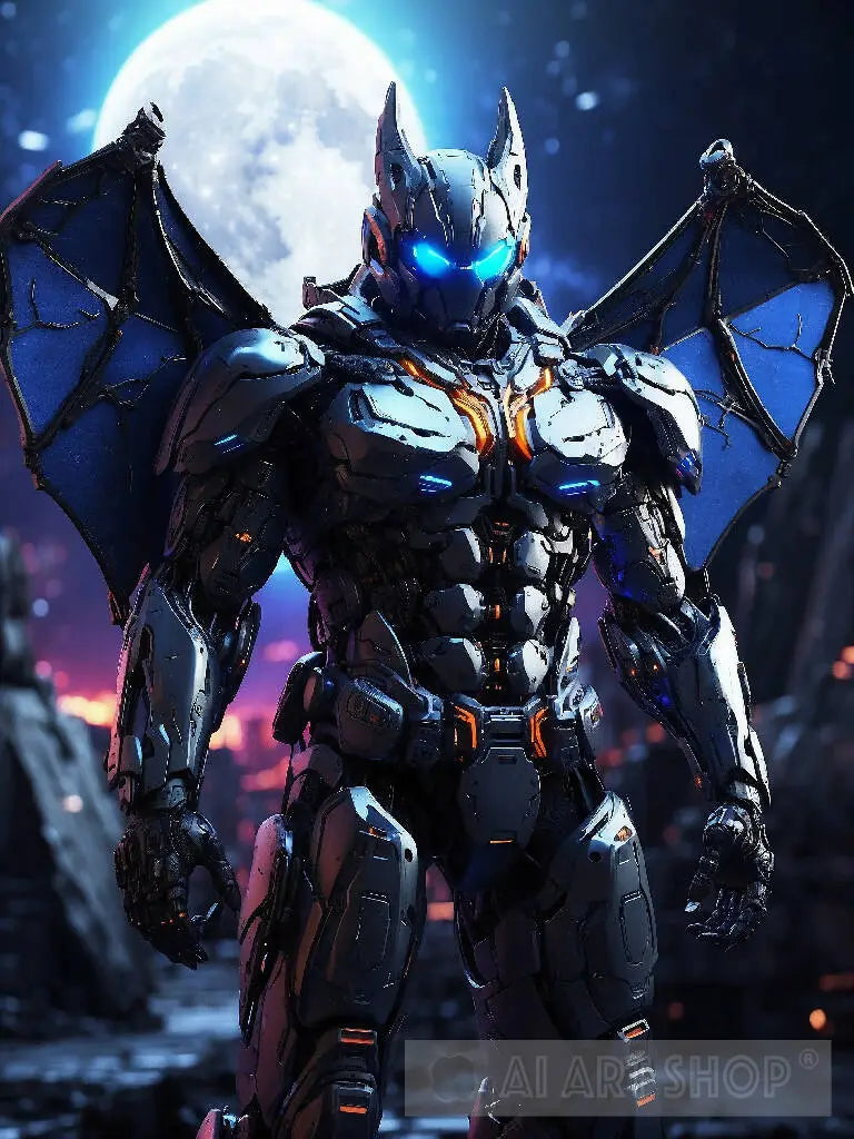 Bat in cyborg body #1