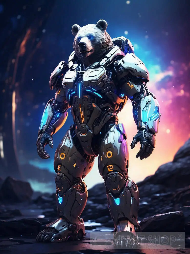 Bear in cyborg body #2