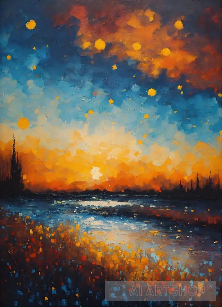 beautiful and starry night