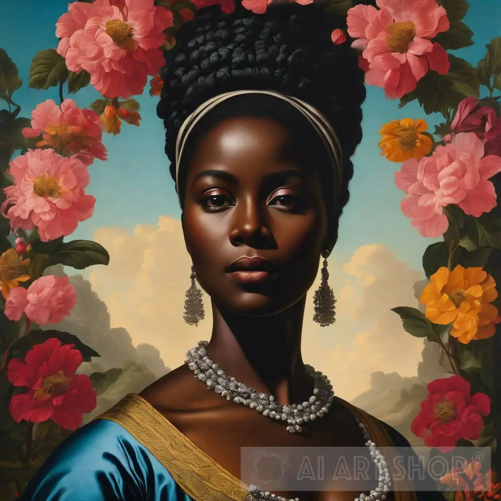 Beautiful black woman free people of color 1770