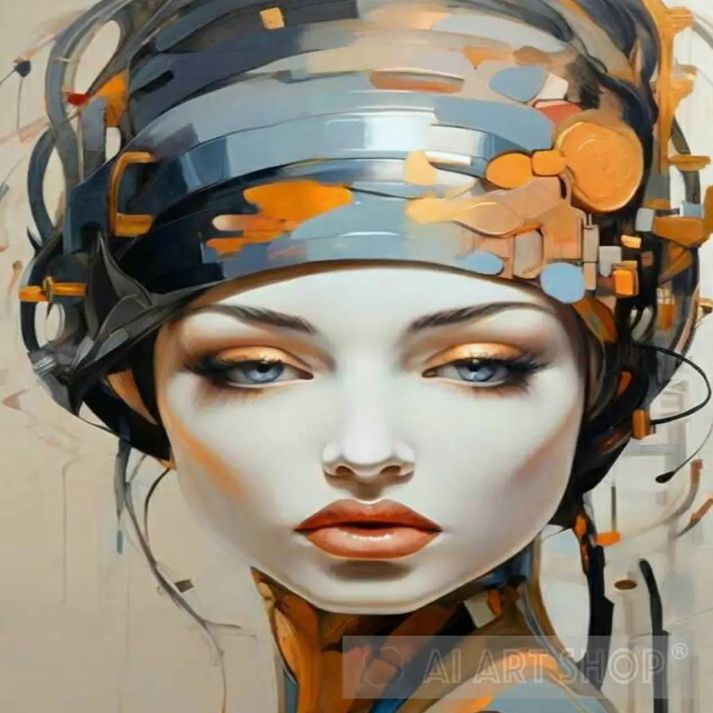 Beautiful lady artwork