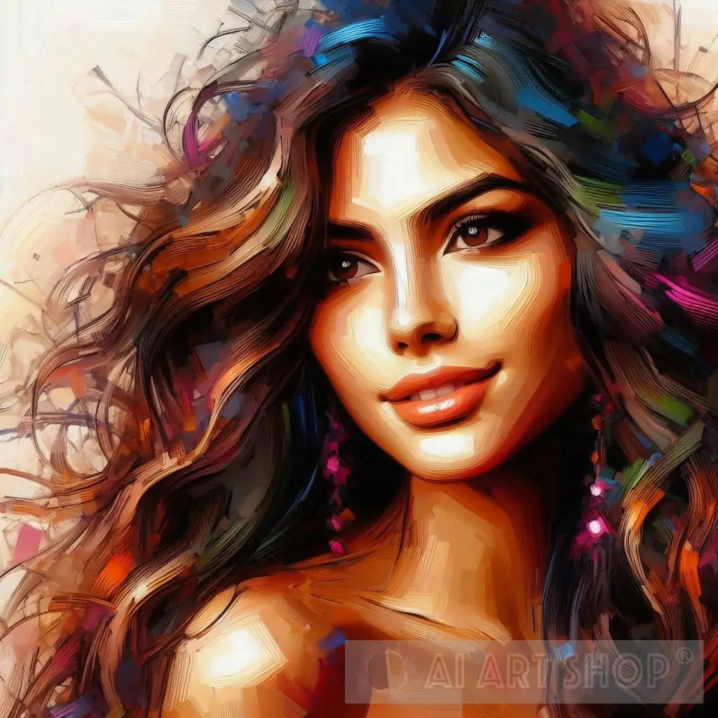 Beautiful model painting #10