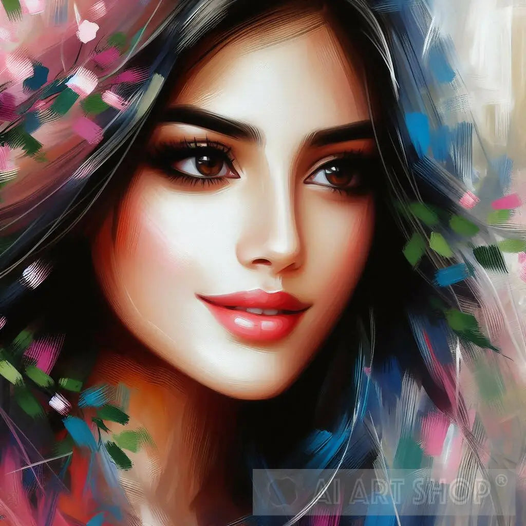 Beautiful model painting #17