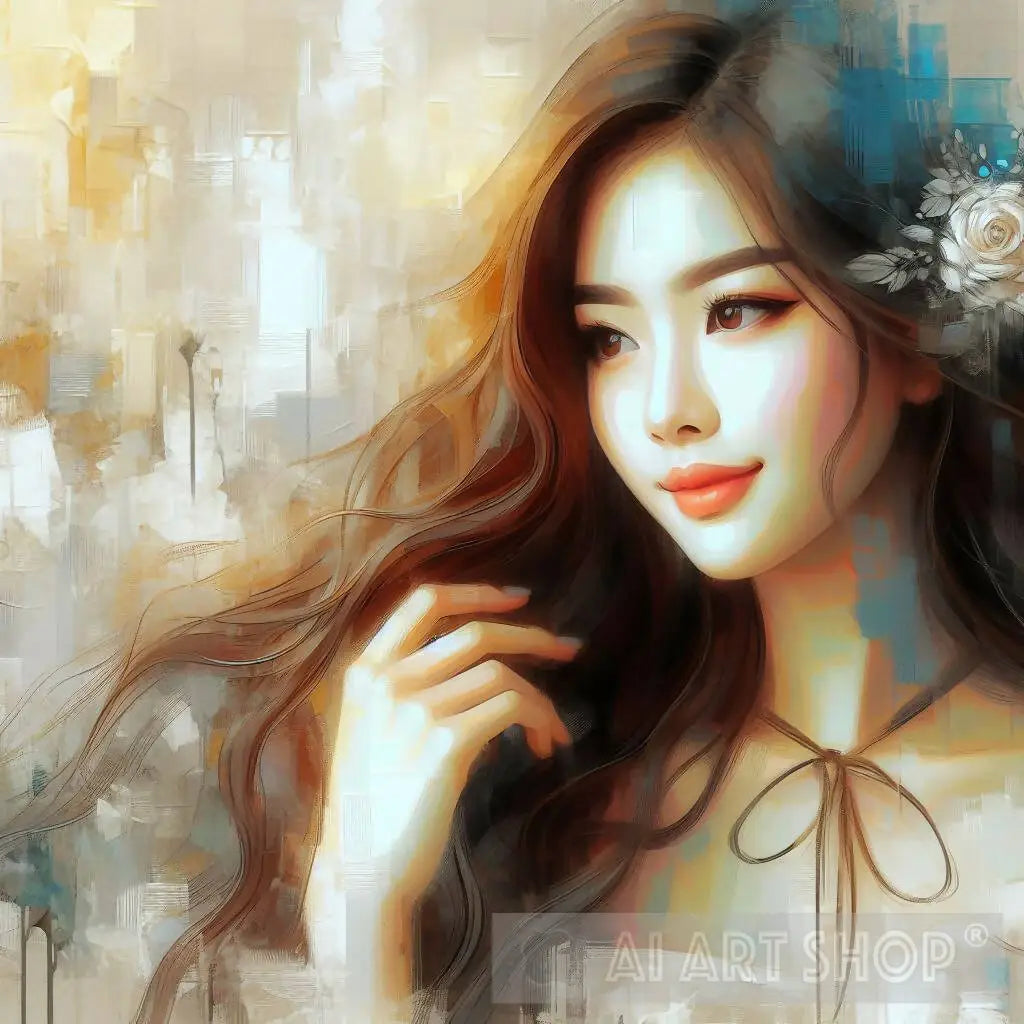 Beautiful model painting #28