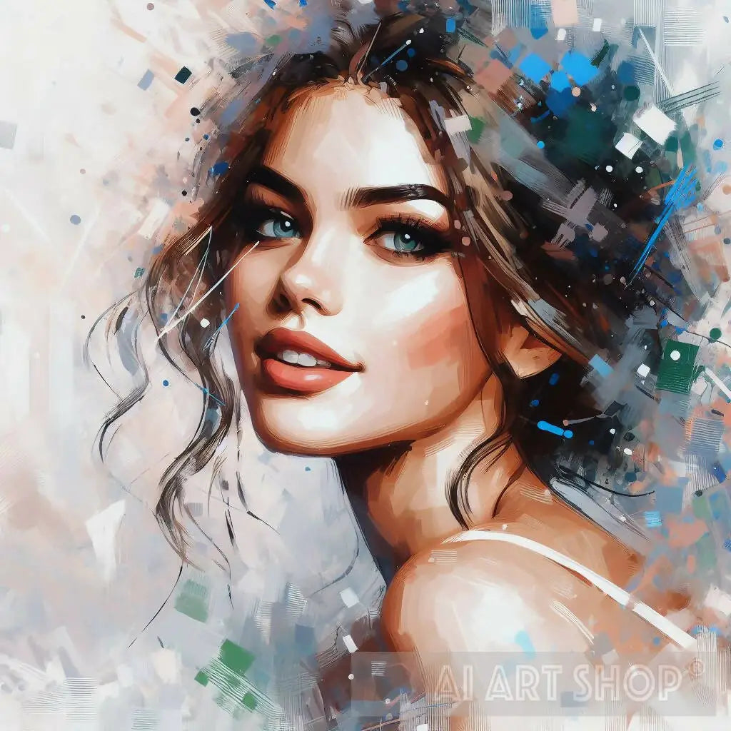 Beautiful model painting #43