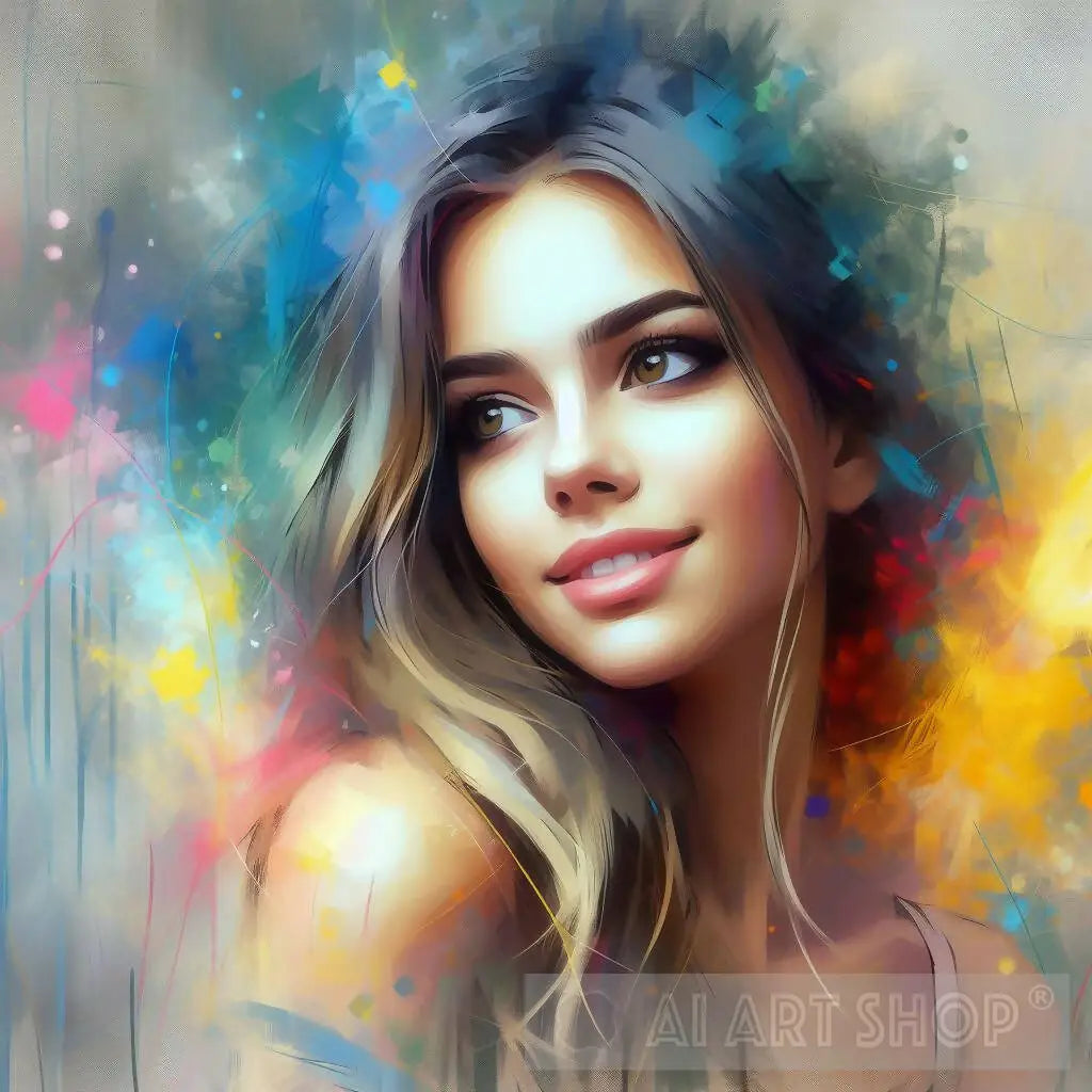 Beautiful model painting #46