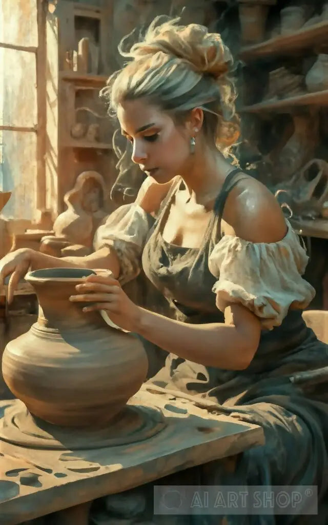 Beautiful pottery maker