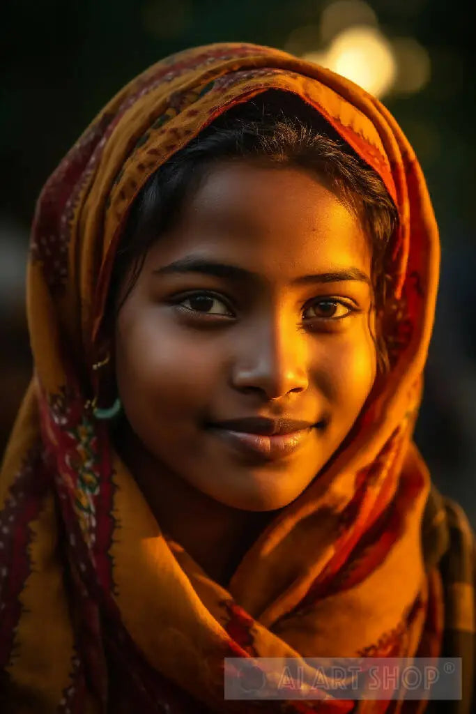 Portrait, faces, rural, colourful, woman, light