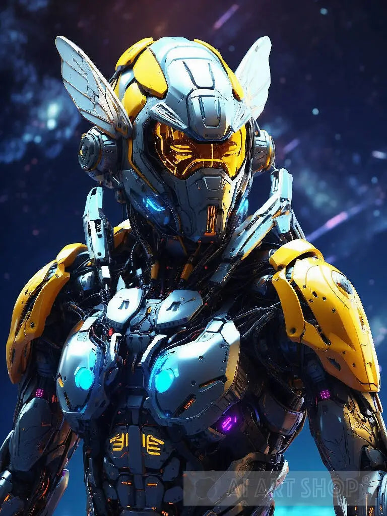 Bee in cyborg body #1