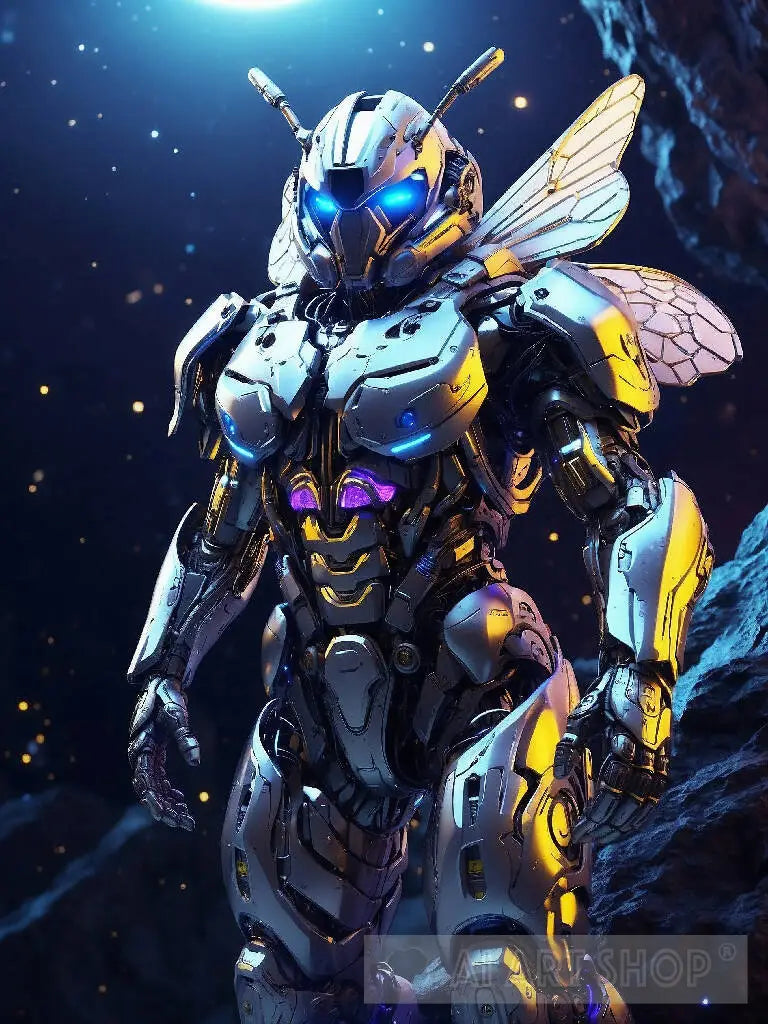 Bee in cyborg body #2